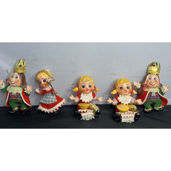 Unbranded | Holiday | Vtg 5s Blow Mold Nursery Rhyme Ornaments Miss ...